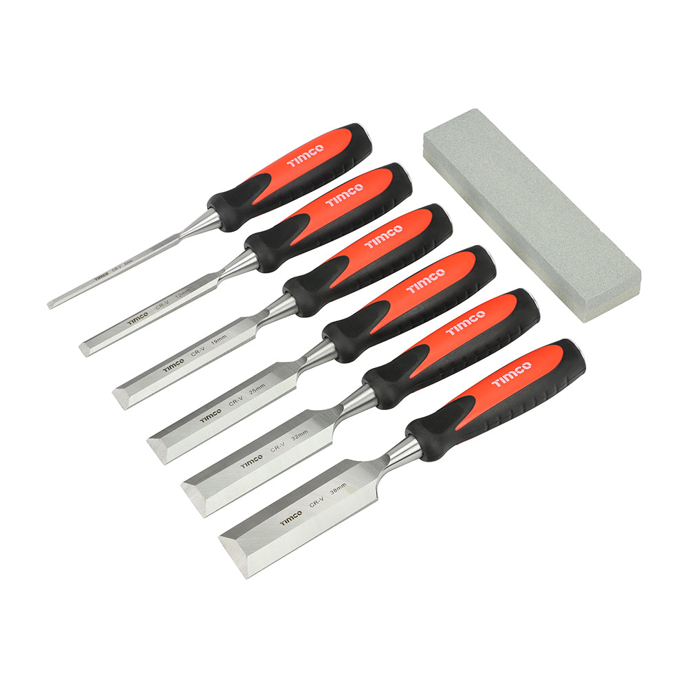 Bevel Edge Wood Chisel Set 7pc