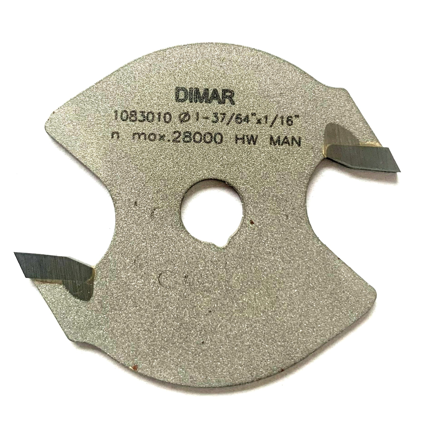 Slotter / Groover cutter 40mm diameter x 1.5mm kerf with 1/4 bore ...