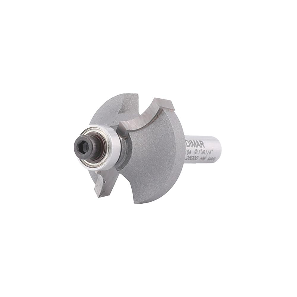 Bearing Guided Ovolo Router Cutter - 25.4mm D x 6.35mm Rad- 1/4" Shank ...